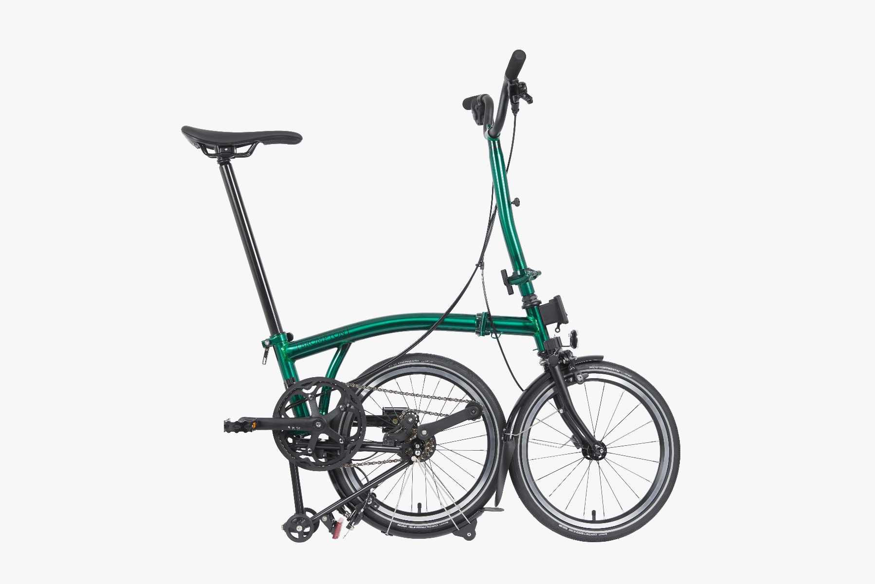 Brompton P Line Urban in Emerald Lacquer – High | BromptonBaltics